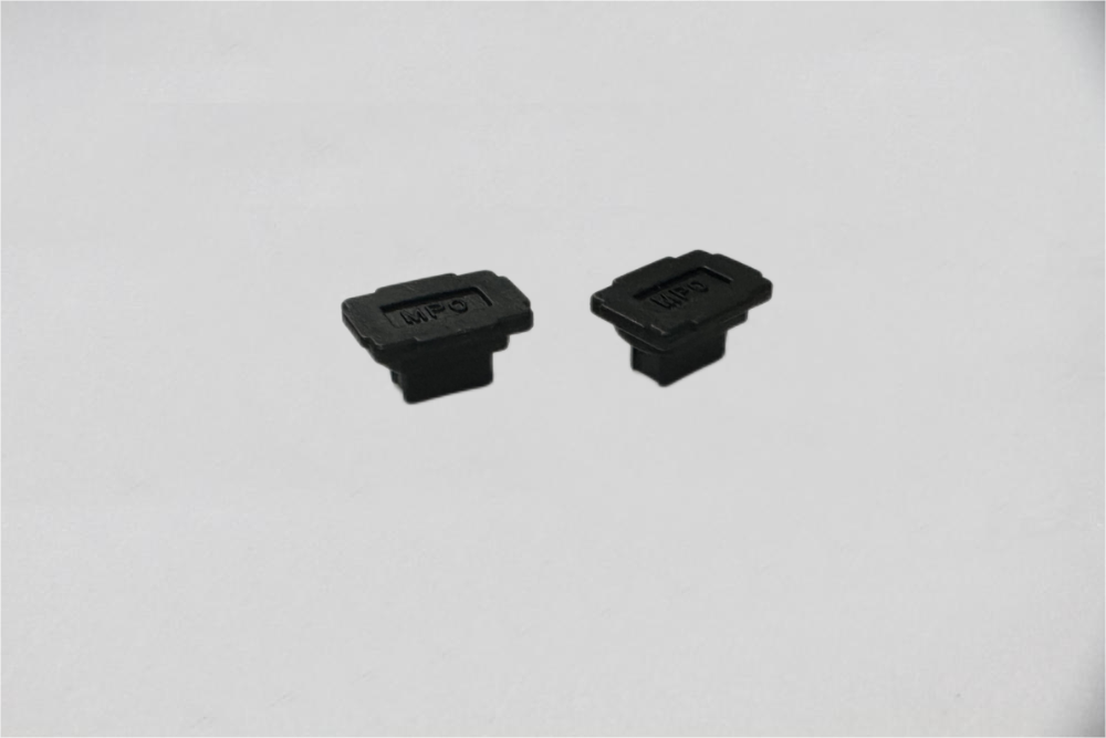 Injection QSFP SR4 Dust Cap For Optical Module Housing